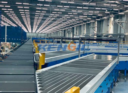 One Carrier-two Belts Cross-belt Sorter (Single,Double,Triple,Quadruple ...